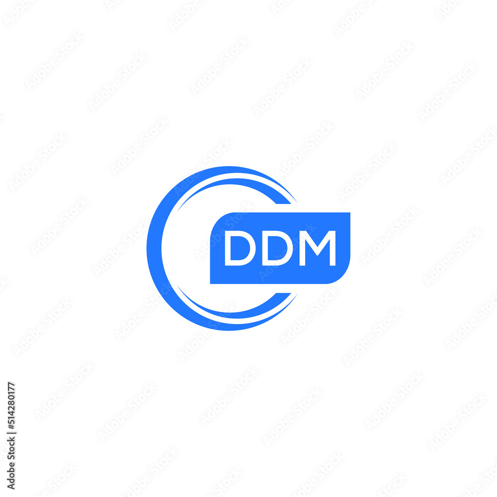 Vecteur Stock DDM letter design for logo and icon.DDM typography for ...