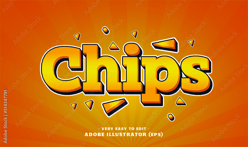 Chilli Red colorful 3d text style effect, bold alphabet font efffect ...