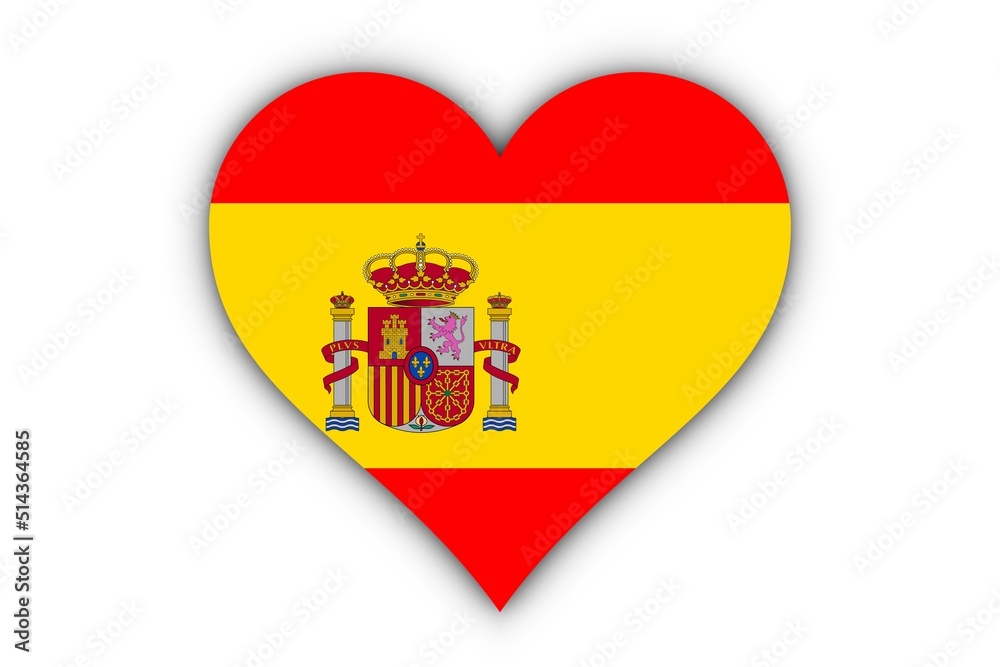 Bandera De Espa a En Coraz n Stock Illustration Adobe Stock bandera-de-espa-a-en-coraz-n-stock-illustration-adobe-stock