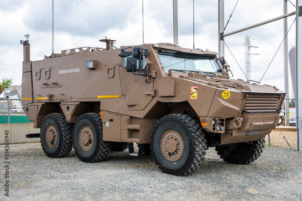 Le Mans, France - June 9, 2022: Three-quarter front view of the VBMR ...