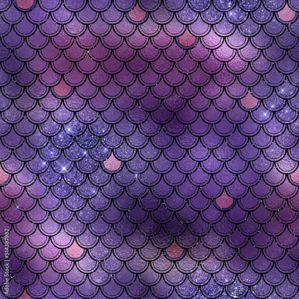 Mermaid Glitter Texture - Sea Glitter Background, Shell Sea ,Ocean ...