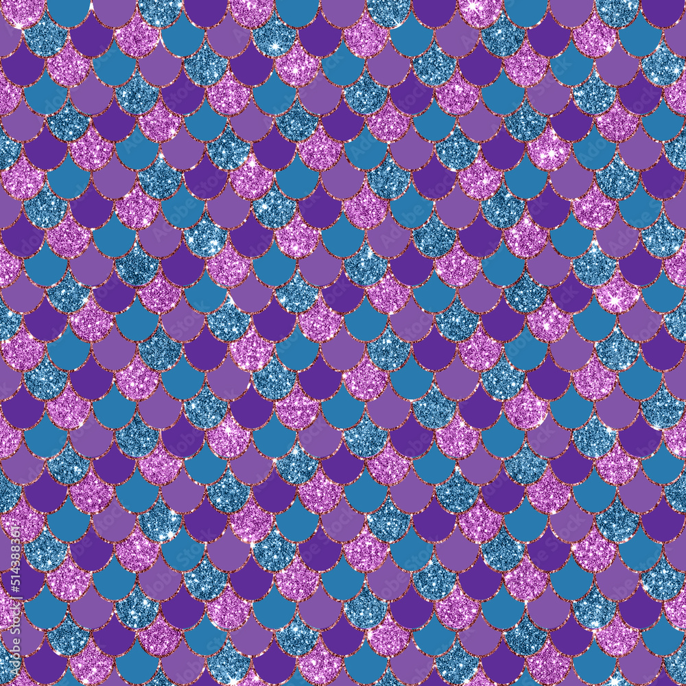 Mermaid Glitter Texture - Mermaid Backdrop, Mermaid Tail, Graphic Stock ...