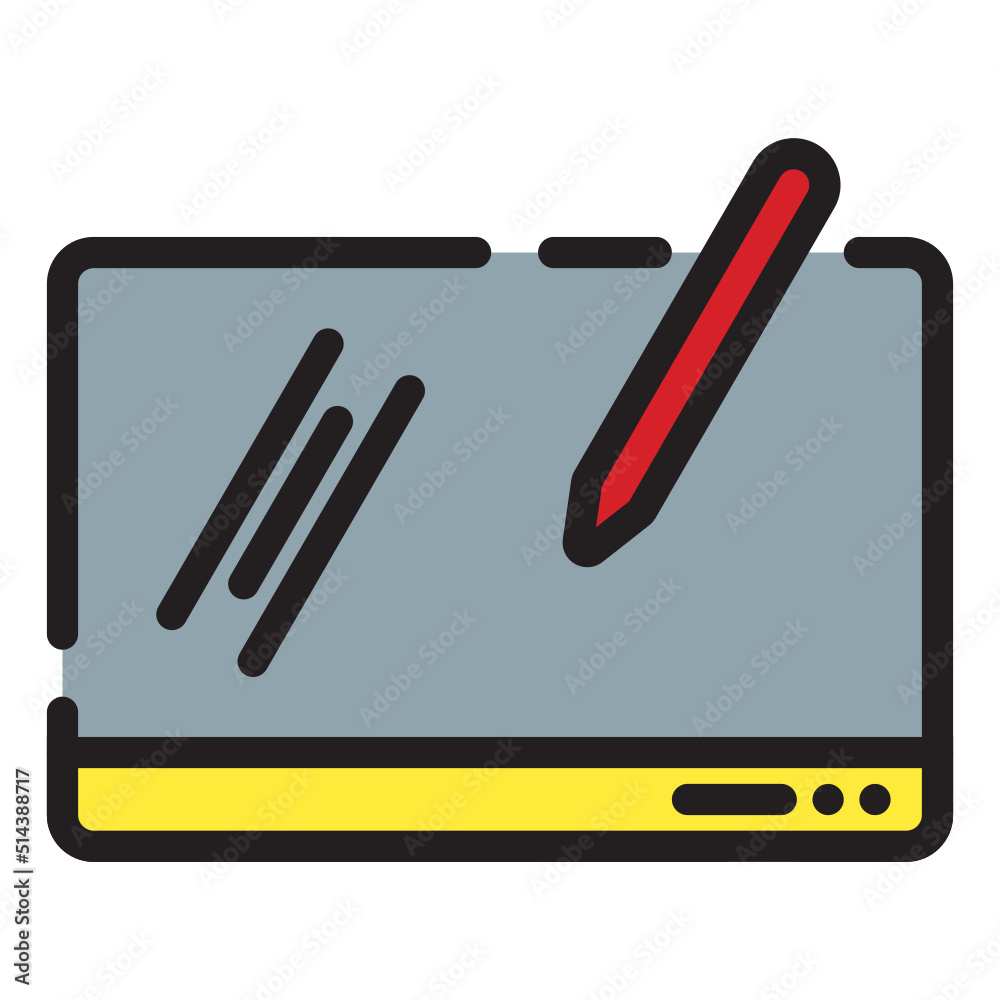 Isolated Computer Peripheral Icons SVG Free Vector Graphic Stock Vector ...