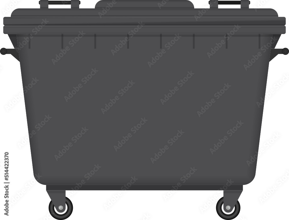 Dumpster vector illustration isolated on white background Stock Vector ...