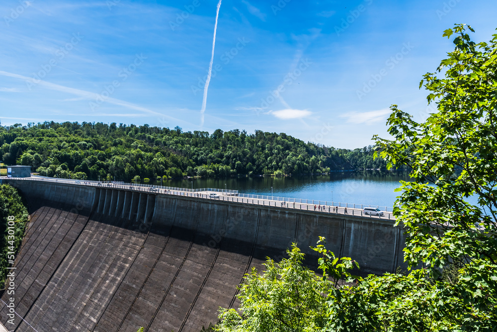 The Rappbode Dam (german Rappbodetalsperre) is the largest dam in the ...
