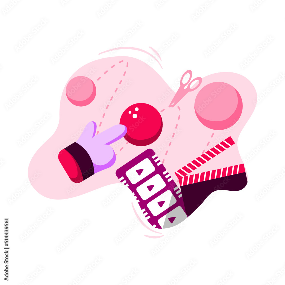 Keyframe Animation Icon Illustration vector for video editor, concept ...