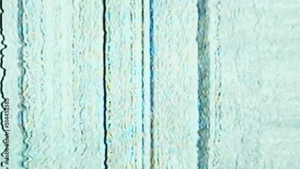Analog glitch overlay. VHS noise. Old TV effect. Blue orange black ...