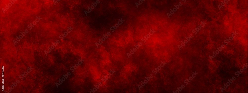 Dark slate background toned classic red color, old textured background ...