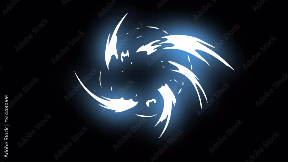 Flash Fx Explosion Electric Lightning Comic Style 2D Effect Loopable 4K ...