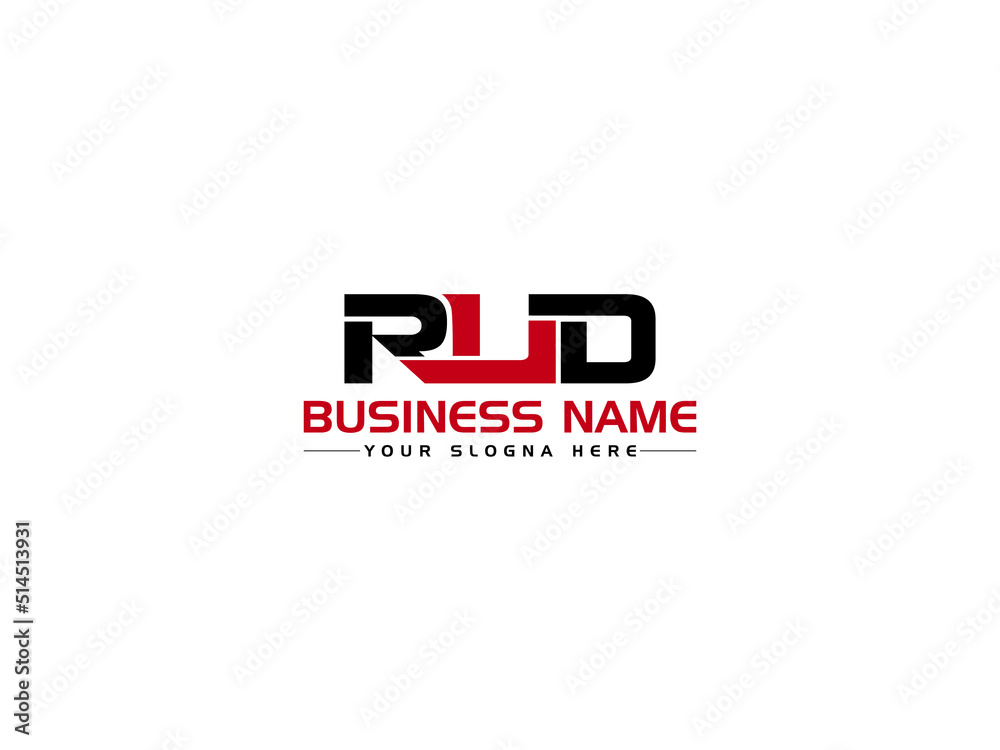 Colorful RUD Logo Icon, Letter RU r u d Logo Design With Colorful ...