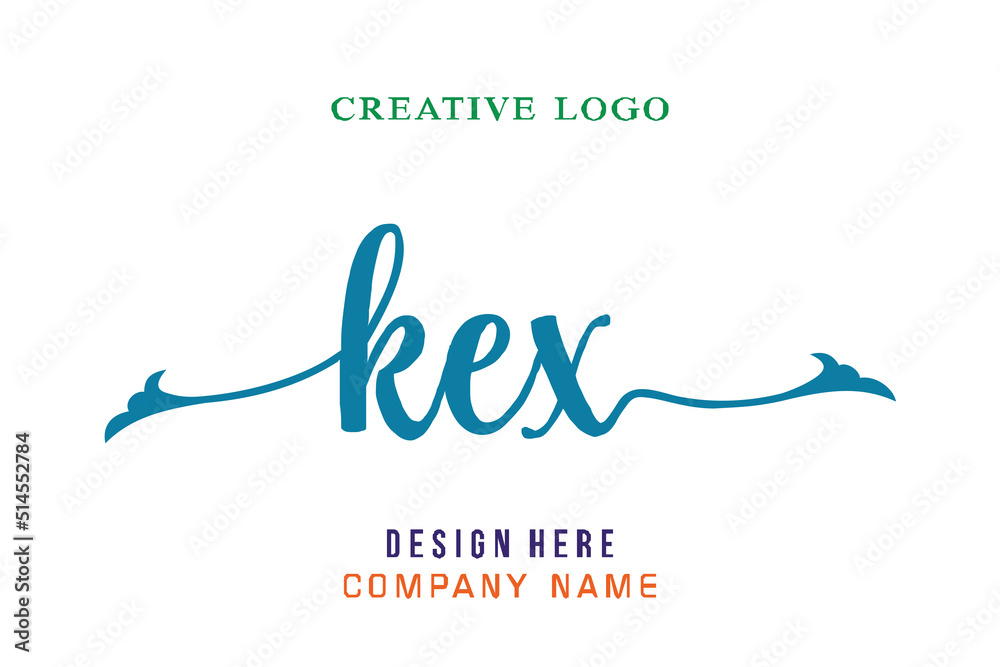 KEX lettering, perfect for company logos, offices, campuses, schools ...
