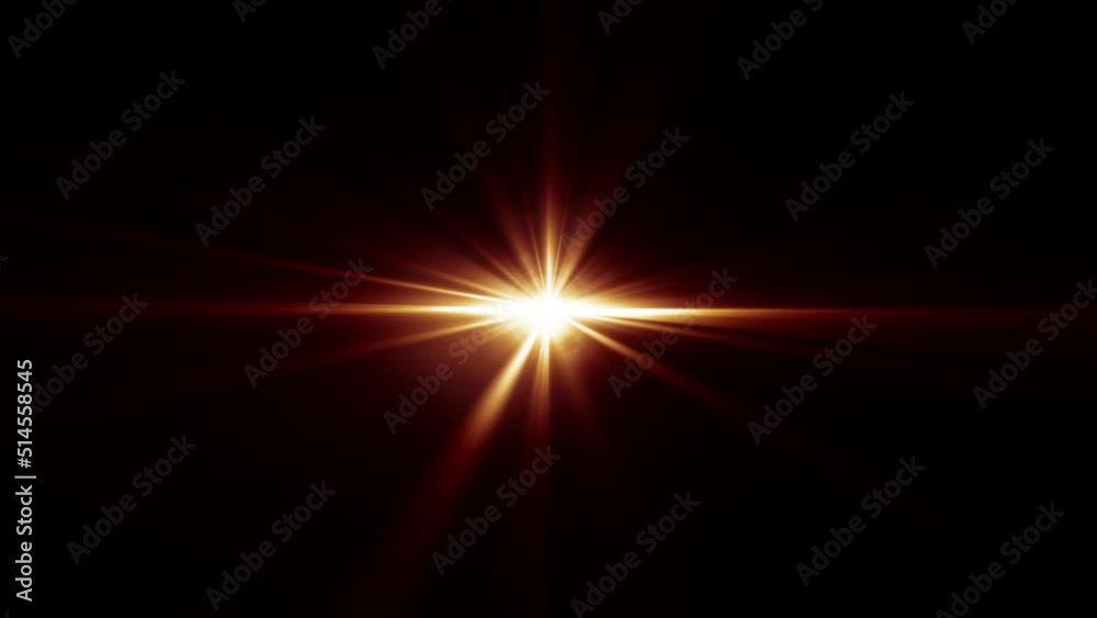 Abstract Loop center shine stars streaks optical light lens flares ...