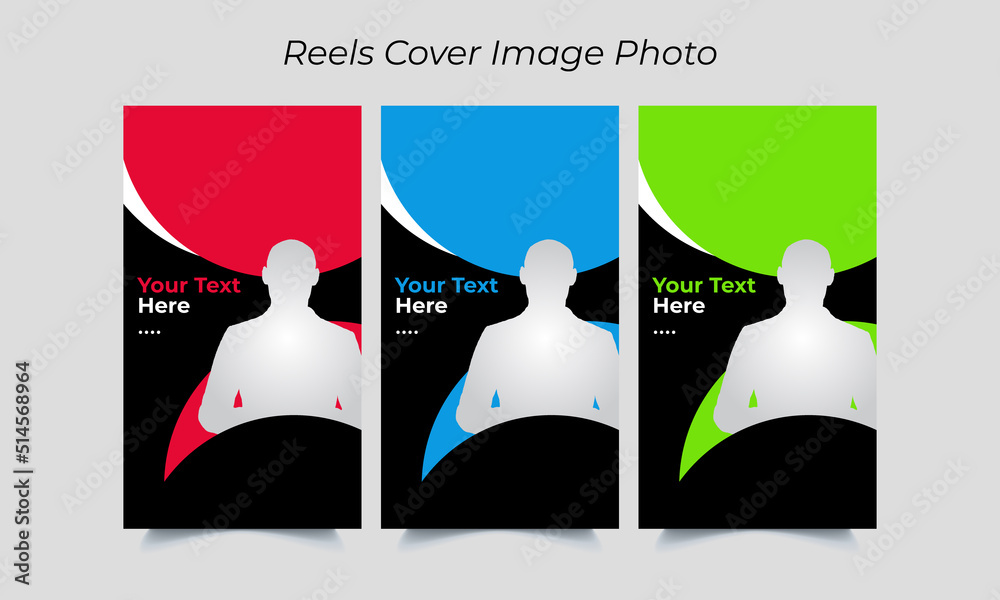 Reels Cover Image Design | Thumbnail Template Photo For Reels Stock ...
