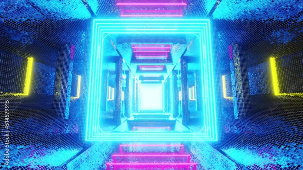 Wideo Stock: The White Tiles And Light Night is motion footage for ...