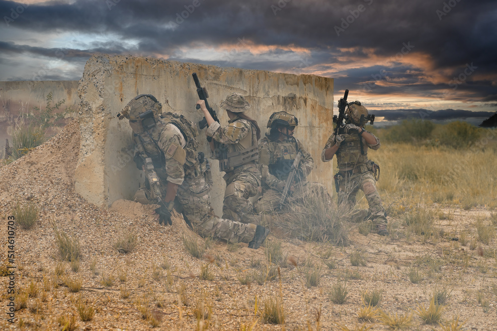 aim, bunker, protection, action, army, special, gun, weapon, war ...