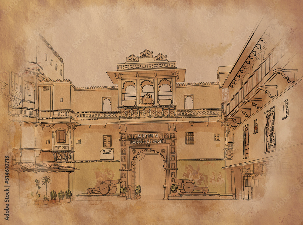 west zone cultural center udaipur, Museum Bagore Ki close to Gangaur ...