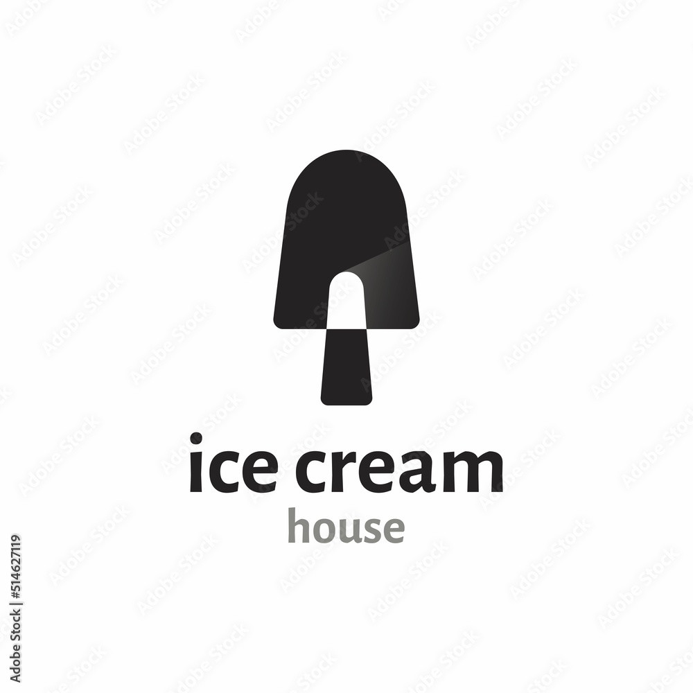 Ice house logo design, unique and clean modern and minimalist style ...