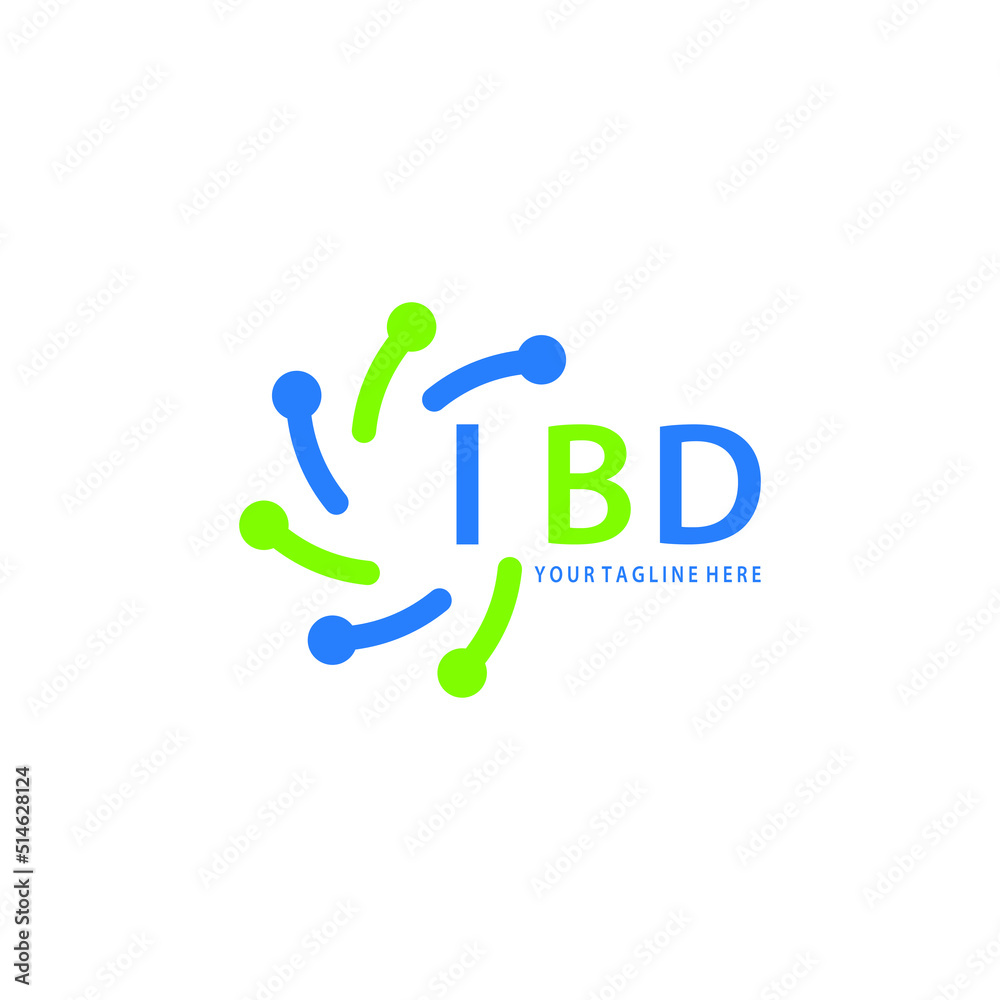 IBD logo design initial creative letter logo. IBD unique letter logo ...
