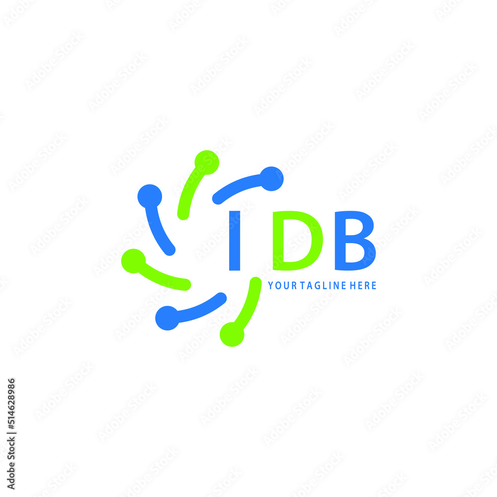 IDB logo design initial creative letter logo. IDB unique letter logo ...
