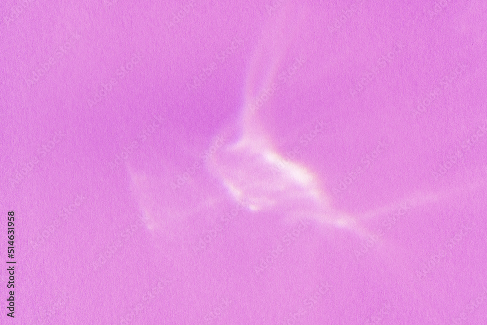 Beautiful lights and shadows of glass on purple background. Overlay ...