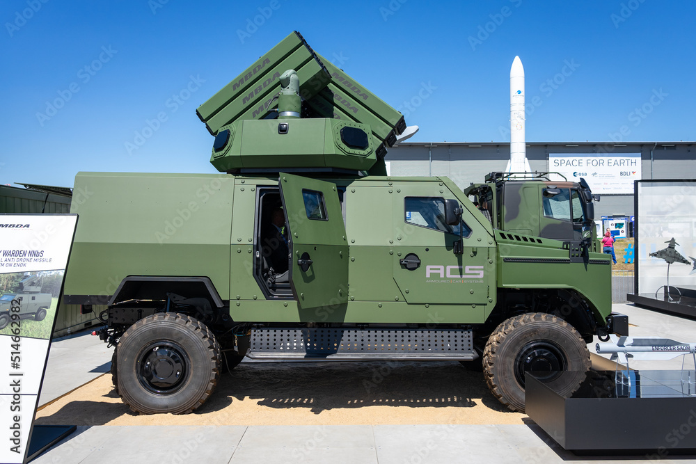 BERLIN, GERMANY - JUNE 23, 2022: Sky Warden NNbS - Small Anti Drone ...