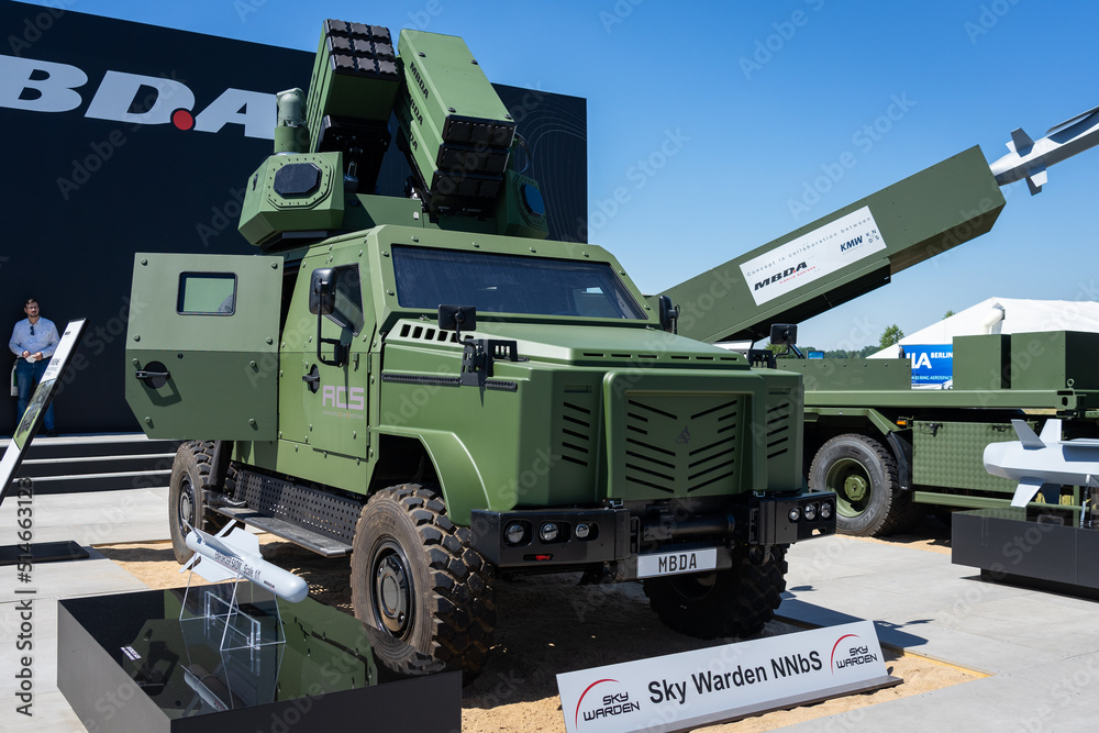 BERLIN, GERMANY - JUNE 23, 2022: Sky Warden NNbS - Small Anti Drone ...