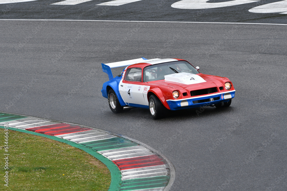 Scarperia, 3 April 2022: Chevrolet Camaro IMSA GTO year 1981 in action ...