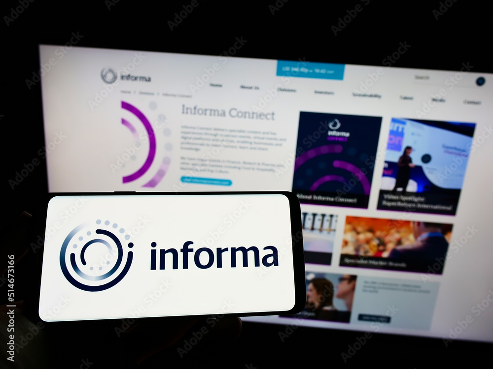 Stockfoto Stuttgart, Germany - 01-30-2022: Person holding cellphone ...