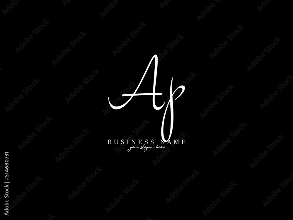 Alphabet AP Signature Logo, Creative Ap pa Logo Letter Vector With ...