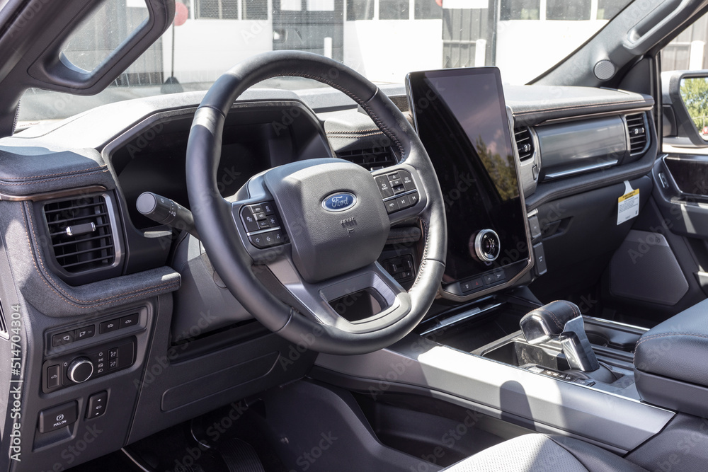 Ford F-150 Lightning Infotainment display. Ford offers the F150 ...
