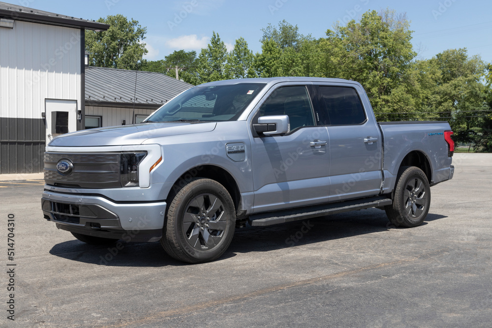 Ford F-150 Lightning display. Ford offers the F150 Lightning all ...