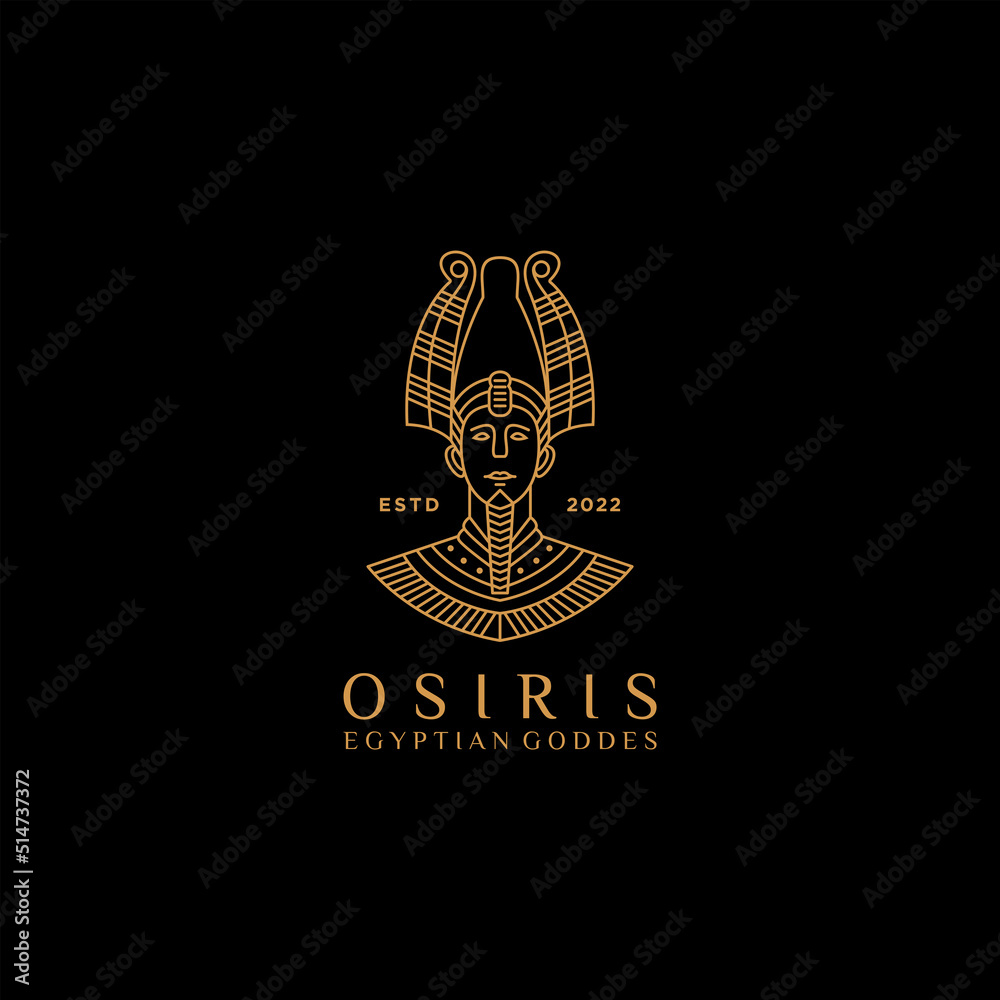 Osiris logo design icon vector Stock Vector | Adobe Stock