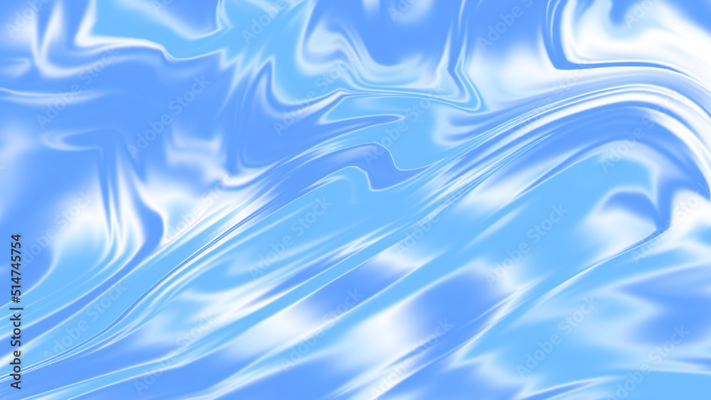 Blue liquify background. Blue water background. Digital background with ...