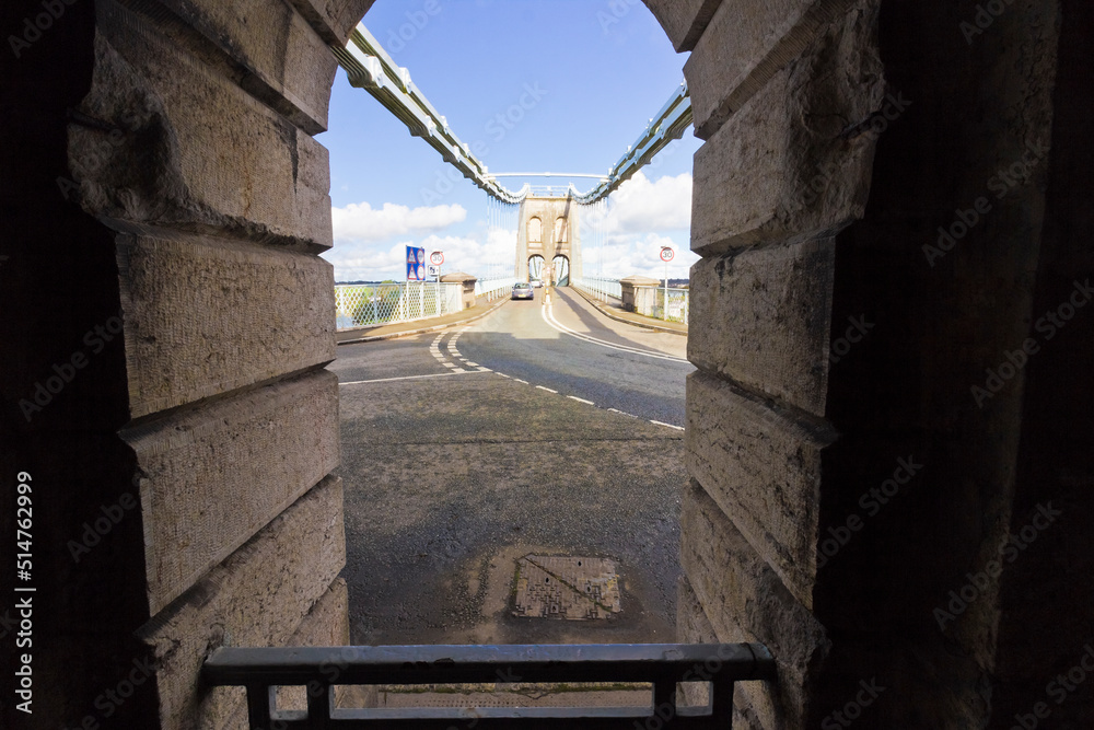Striking open-air stone archway view out onto the Grade I Listed and ...