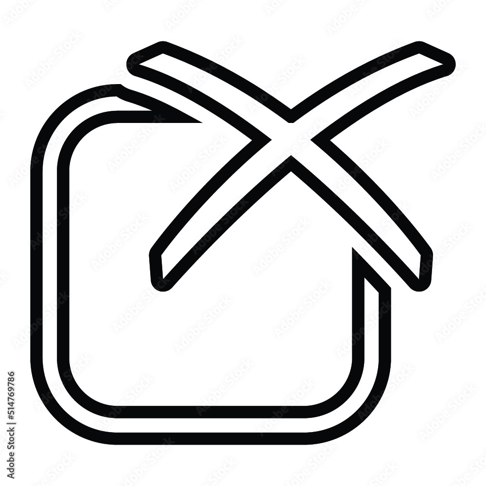 Vecteur Stock 3d checkmark icon button correct and incorrect sign or ...