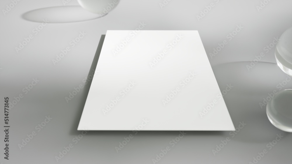 Mockup A4 paper,poster template in business style Stock Illustration ...