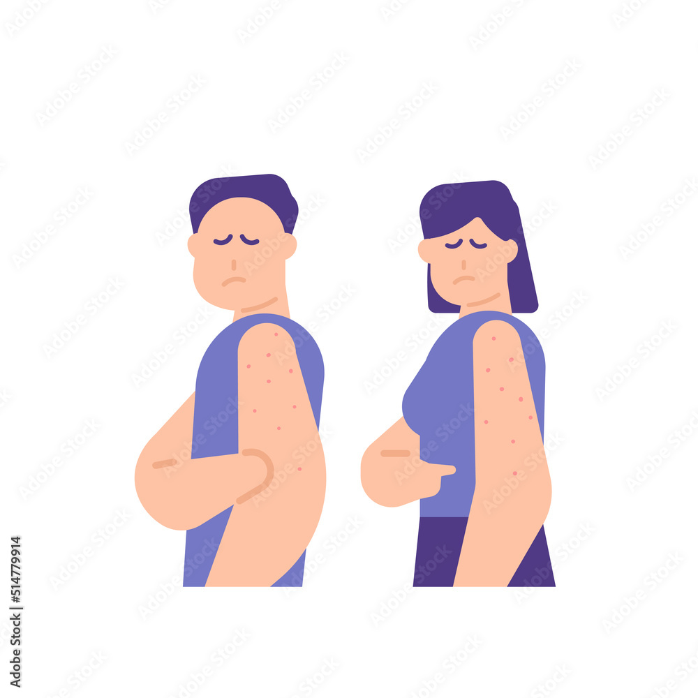 a man and a woman feel pain in the arm and elbow. symptoms of muscle ...