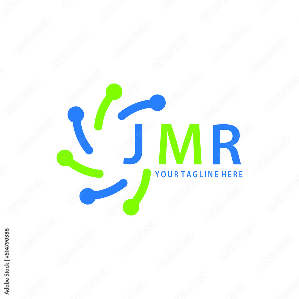 JMR logo design initial creative letter logo.JMR unique letter logo ...