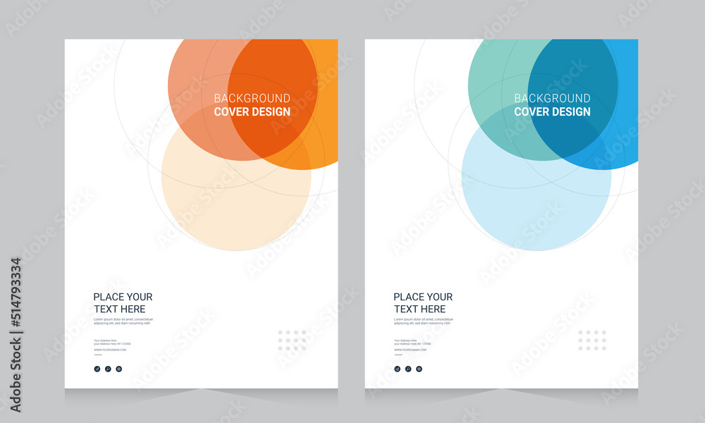 Cover design for annual report and business catalog, magazine, flyer or ...
