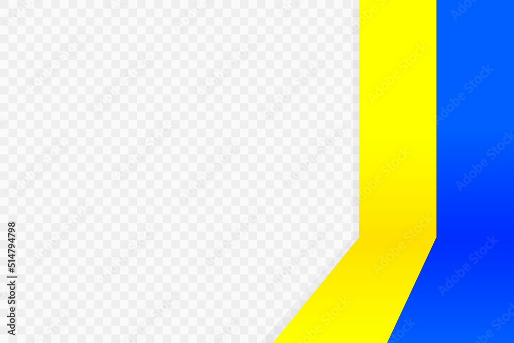 Flag of Ukraine on transparent background for your website design, logo ...