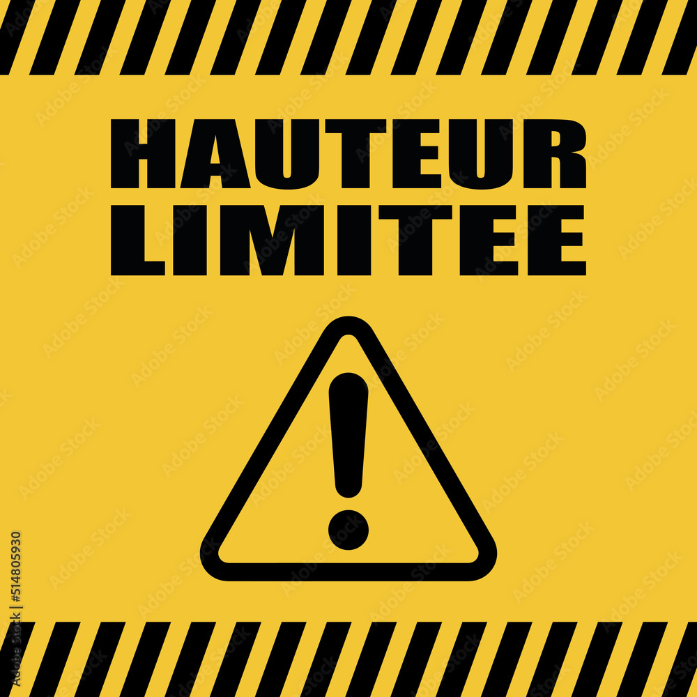 Logo hauteur limitée. Stock Vector | Adobe Stock