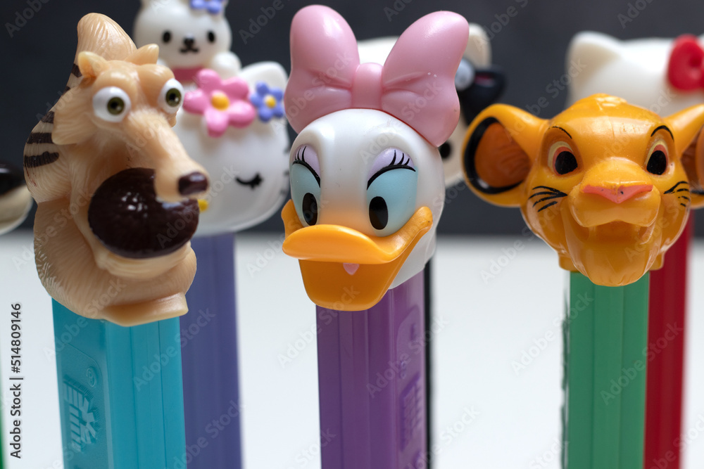Berlin, Germany- 29.05.2021: various PEZ dispenser Stock Photo | Adobe ...