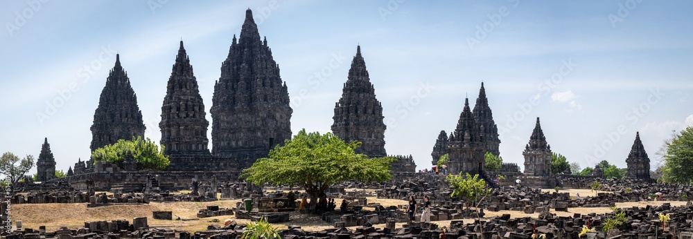 Candi Prambanan temple in Yogyakarta Stock Photo | Adobe Stock