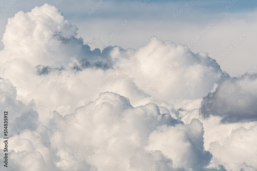 Generic cloud photo with stormy looking features and blue sky poking ...