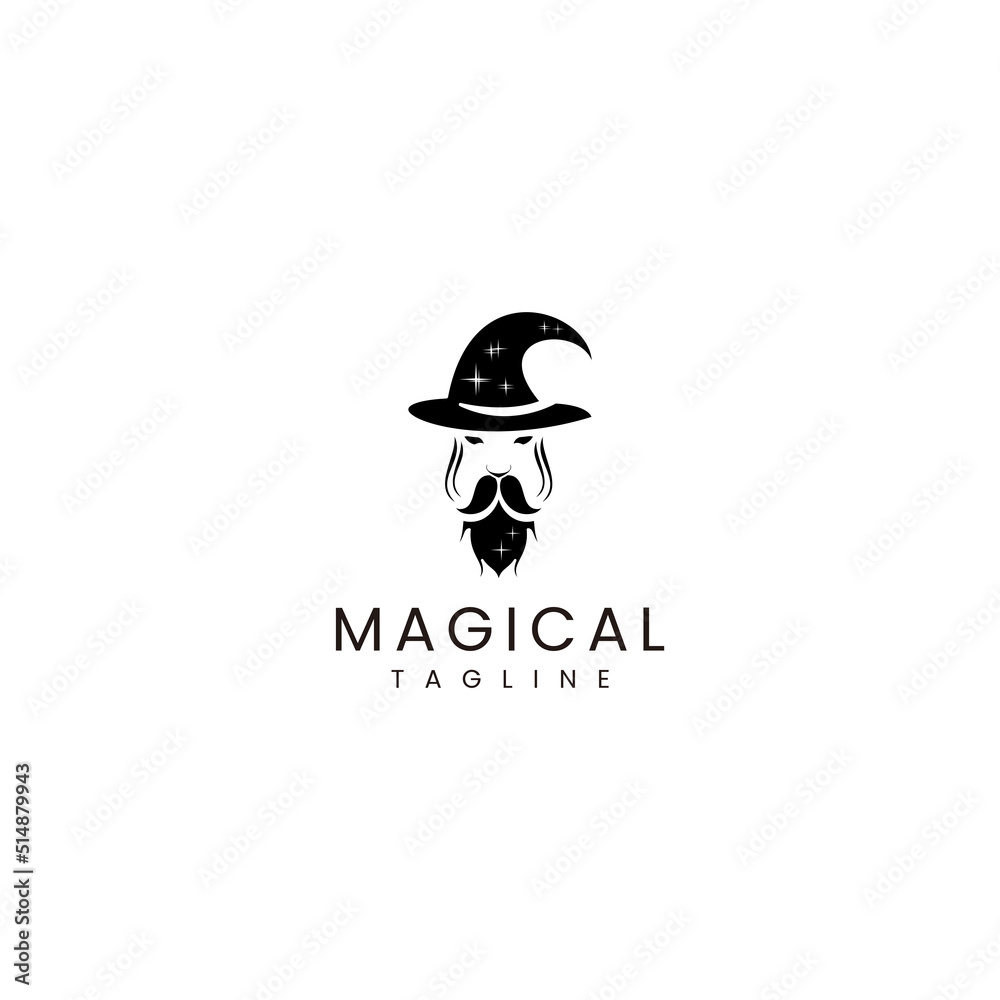 Magical logo design icon template Stock Vector | Adobe Stock