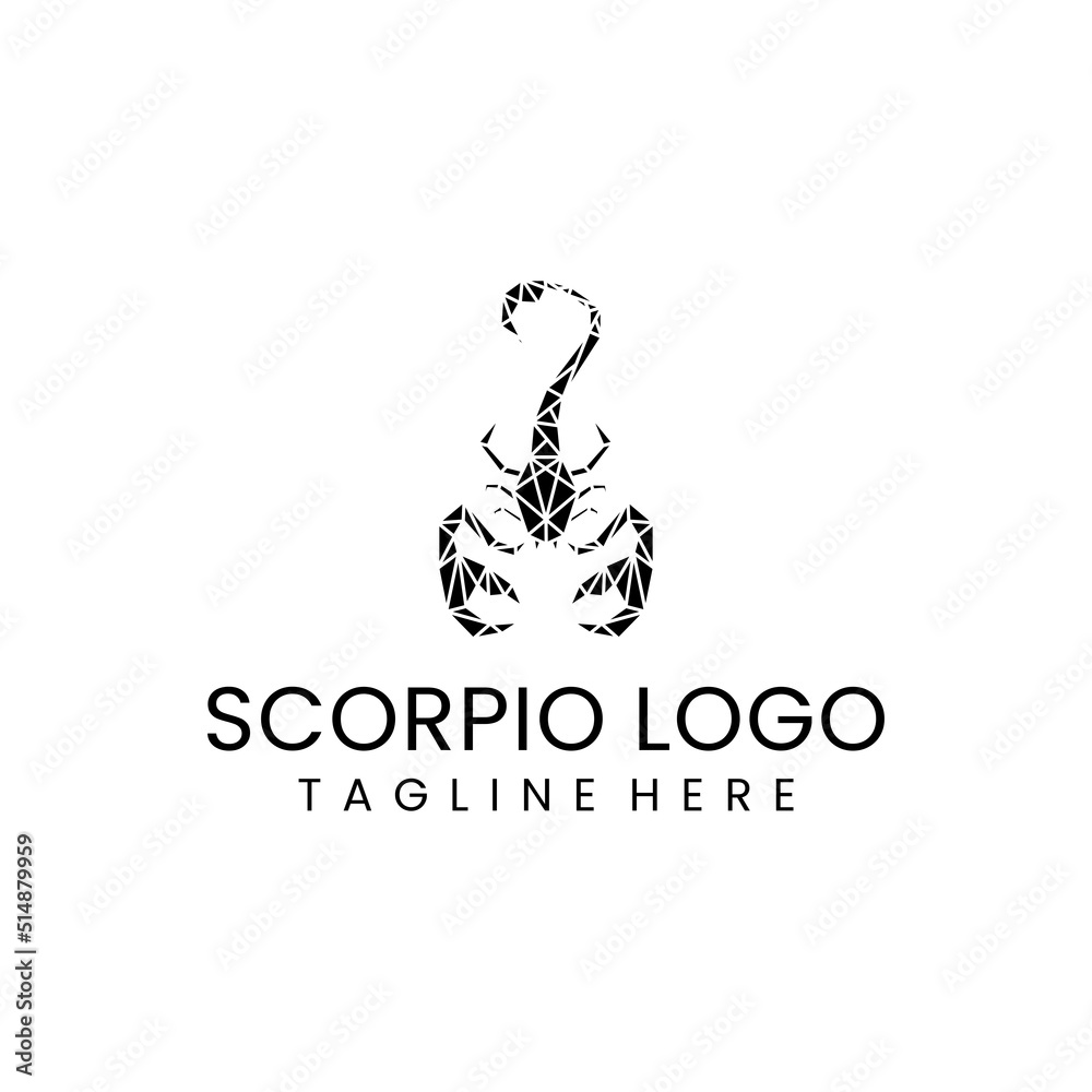 Scorpio logo design icon template Stock Vector | Adobe Stock