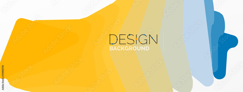Background, creative geometric shapes composition with gradient effect ...