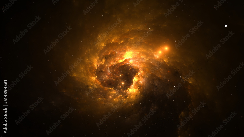 Galaxy billions stars and planets. Cosmic nebula in infinite universe ...