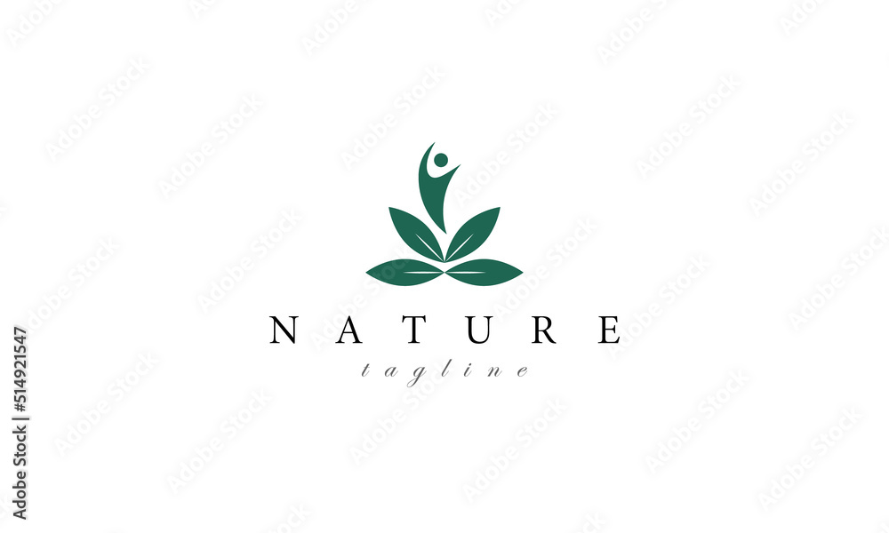 Nature elements logo design concept. Agriculture, gardening, nature ...