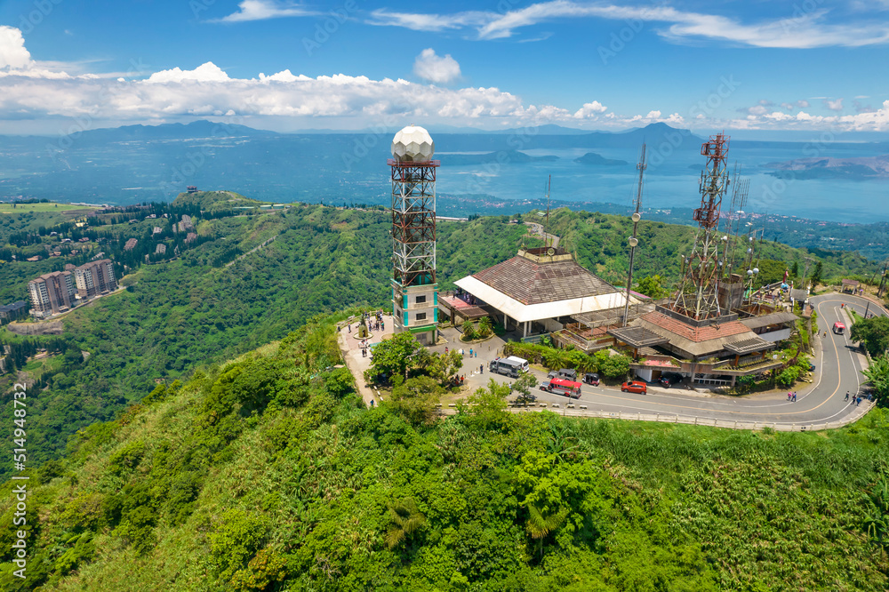Tagaytay, Cavite, Philippines - Aerial of People's Park in the sky ...